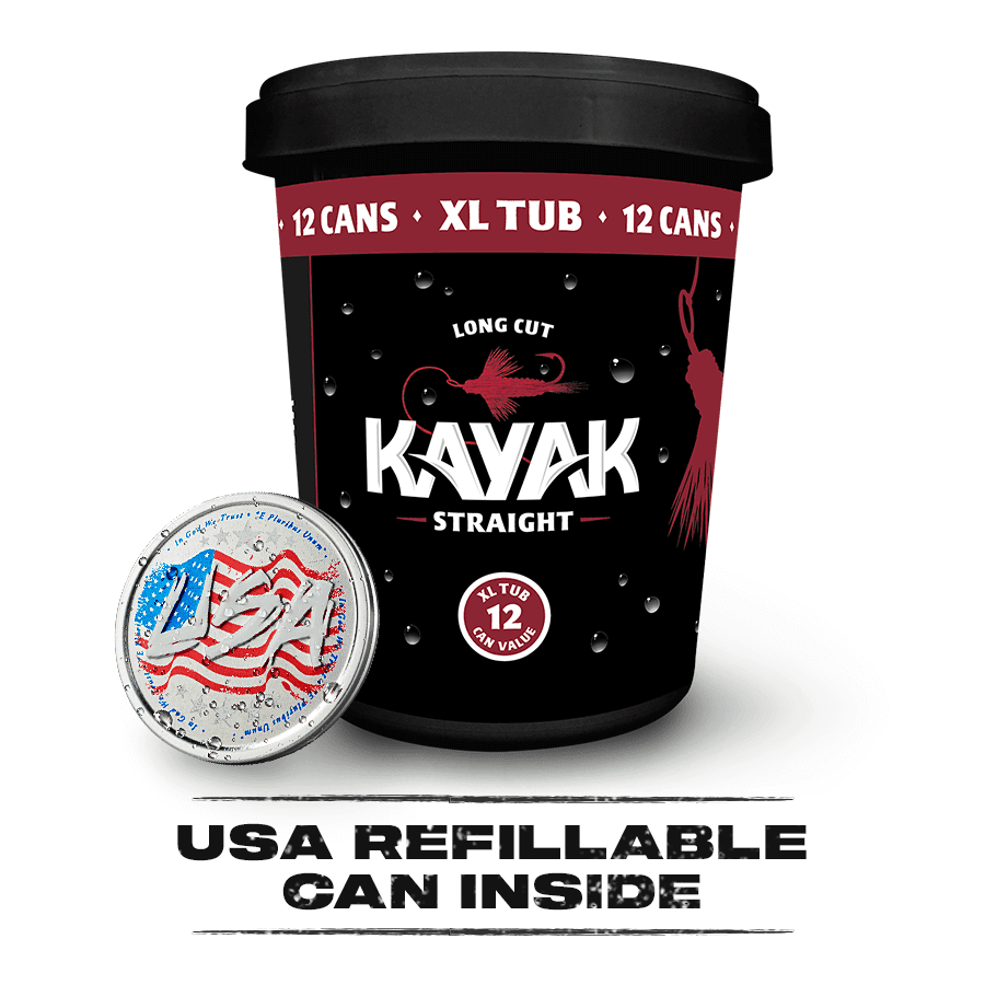 XL Tub Long Cut Straight Moist Snuff Tobacco | Kayak