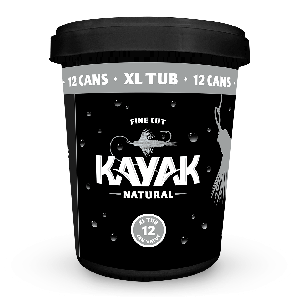 XL Tub Fine Cut Natural Moist Snuff Tobacco | Kayak